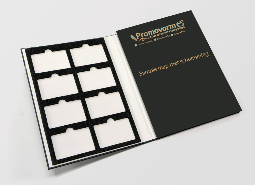 Promotiemap kunststof PP of karton bedrukt bij Promovorm